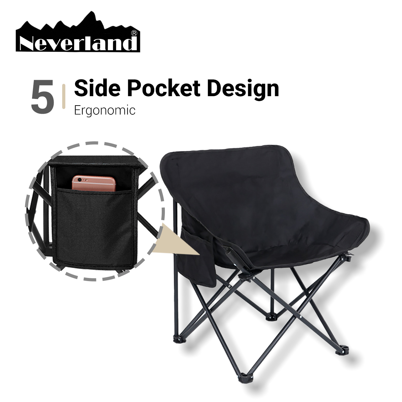 Foldable Healing Camping Chair Outdoor Portable Kerusi Lipat Healing ...