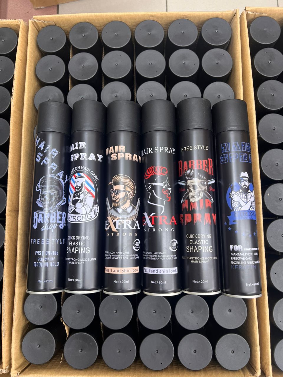 [MALAYSIA READY STOCK] 420ml Hair Spray Strong Hold Saloon Barber Spray ...