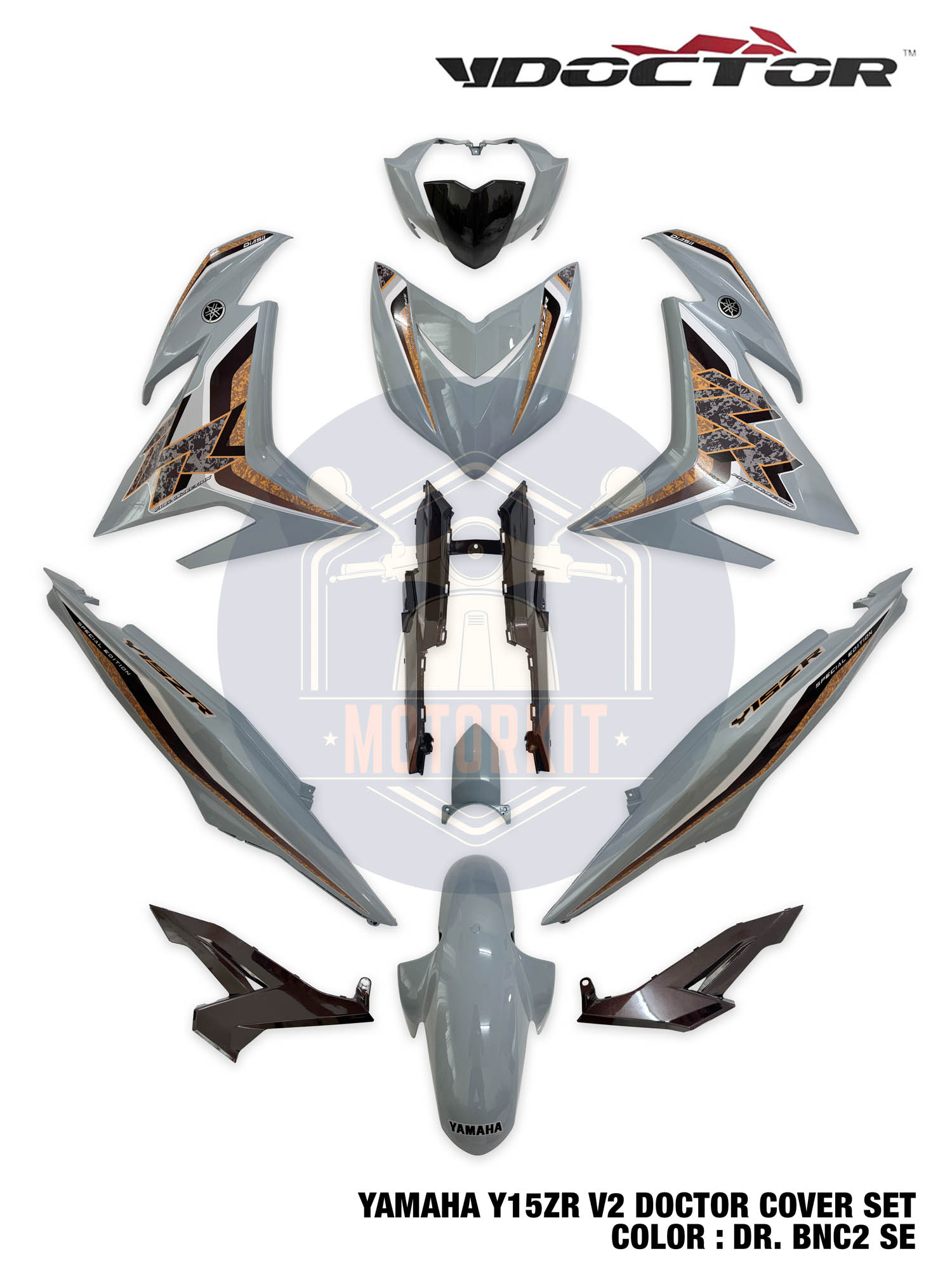 YAMAHA Y15 Y15ZR V2 SPECIAL CUSTOM COLOR BARU BODY COVER SET BNC2 SE ...
