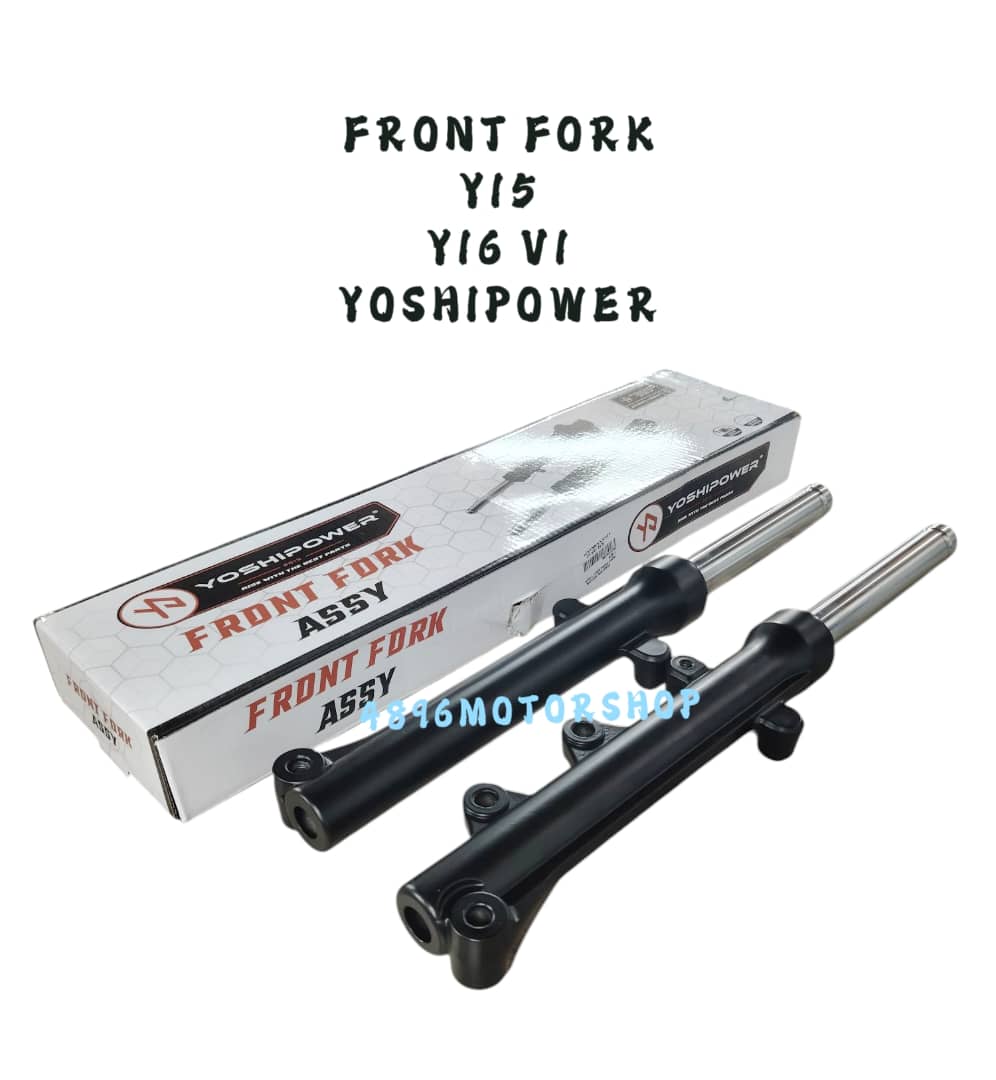 YOSHIPOWER FRONT FORK ASSY Y15 V1 V2 / Y16 V1 FOK DEPAN SUSPENSION ...