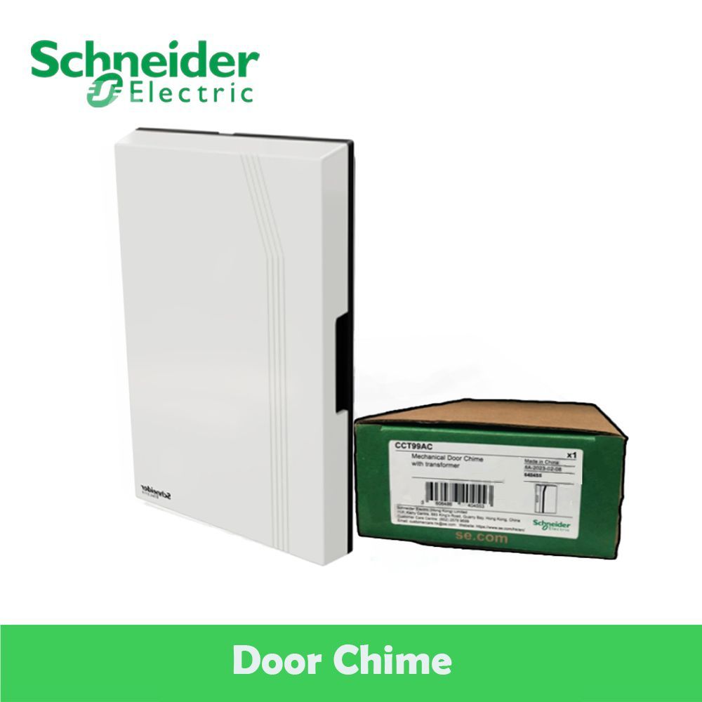 Schneider CCT99AC Door Bell 240V Mechanical Ding Dong Chime Wired ...