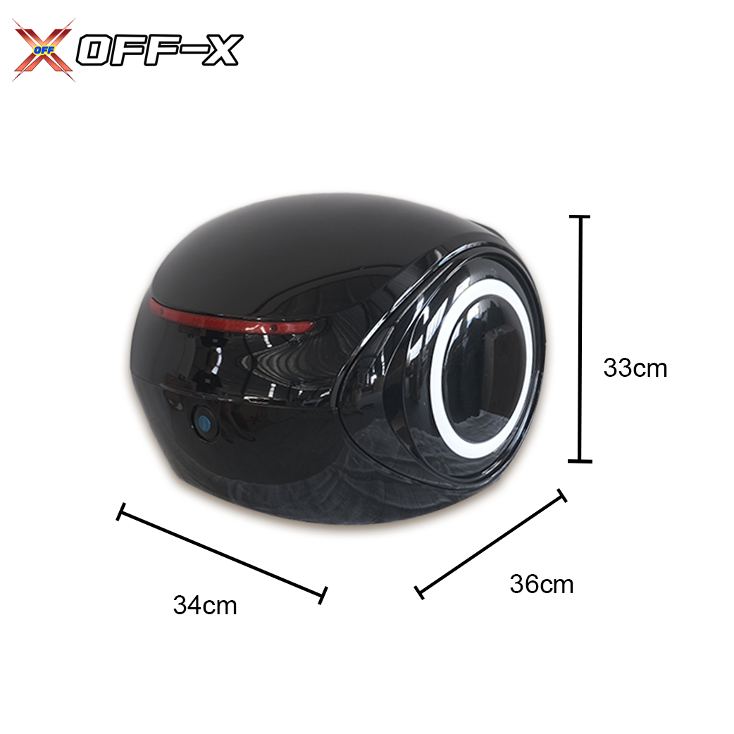OFF-X Waterproof Double Layer Universal Motorcycle Alien Box Motorbox ...