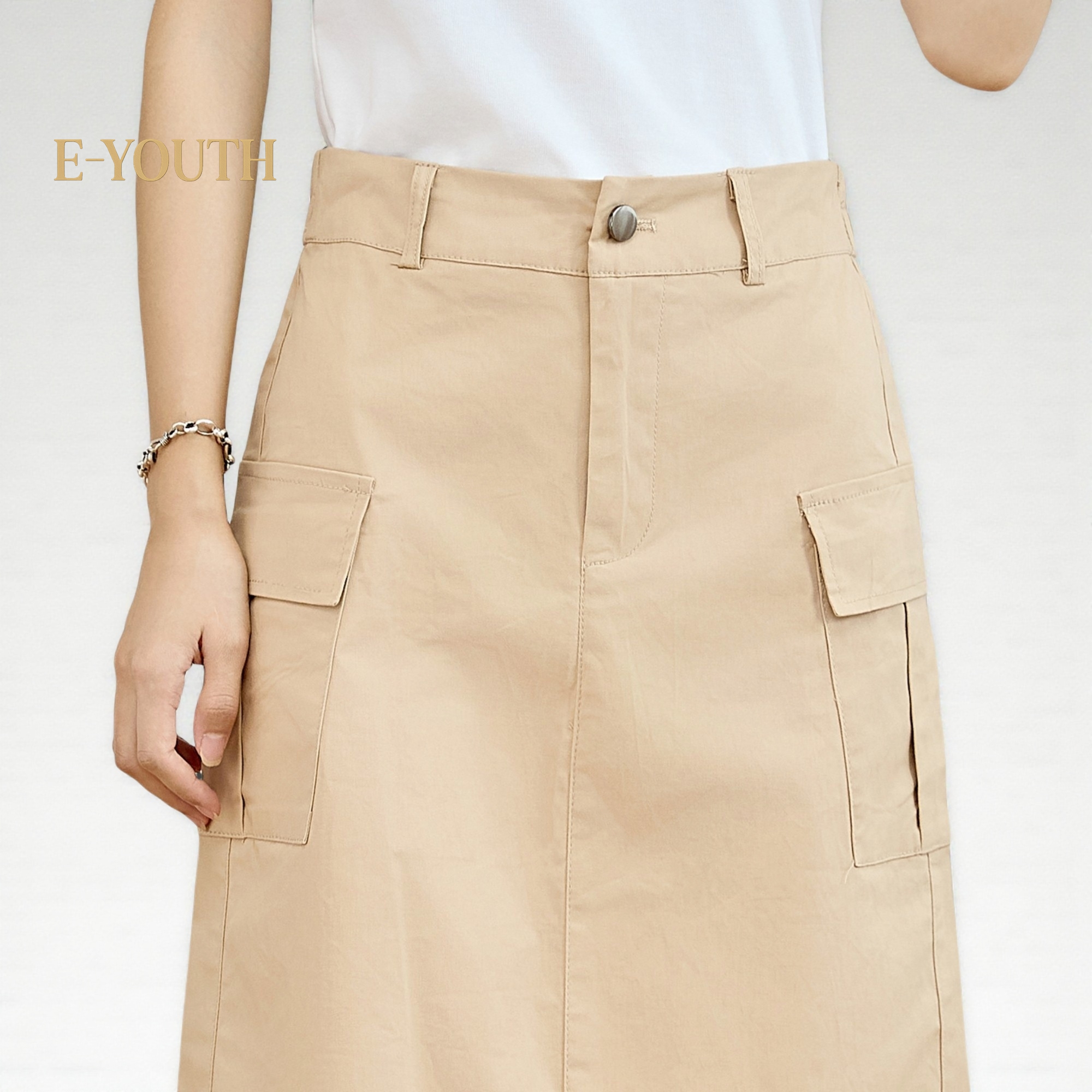 Eyouth 1958 women long skirts cargo skirts for woman | Shopee Malaysia