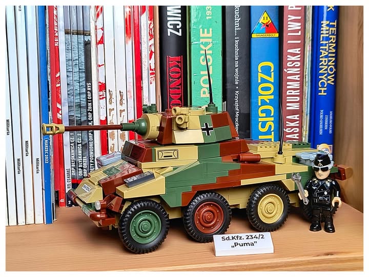 COBI Sd.Kfz. 234/2 Puma – WWII Armoured Car 🧱 1/35 Brick Model – 470 ...