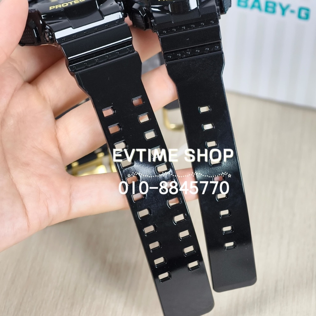 COUPLE SET CASIO BABY-G&G-SHOCK BLACK GOLD BA-110X-1A / GA-110GB-1A ...