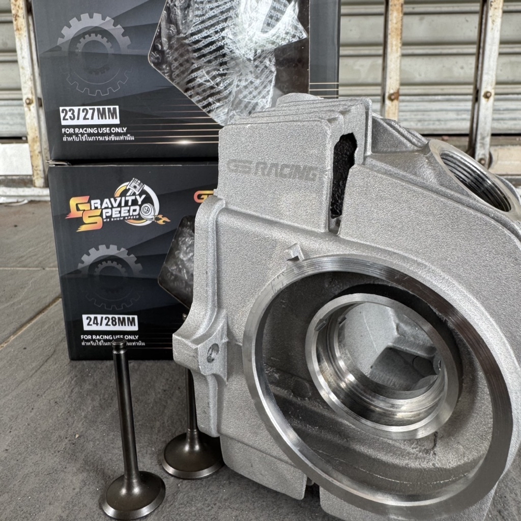 GS RACING EX5 HEAD 23/27 24/28 SIAP VALVE SET CYLINDER HEAD RACING HEAD ...