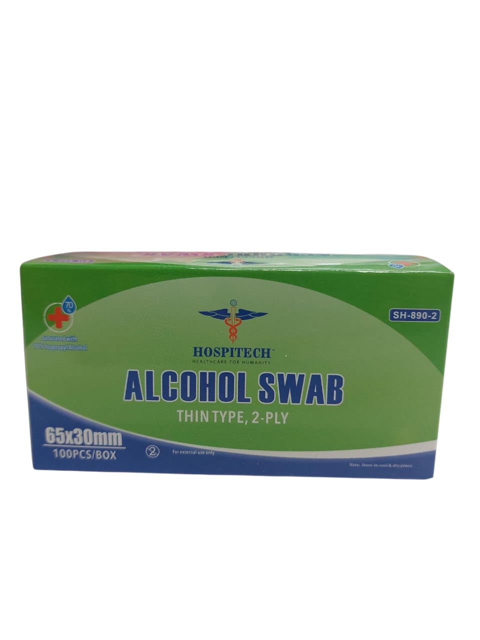 Hospitech Alcohol Swab (70% Isopropyl Alcohol) 100s/Bx | Shopee Malaysia