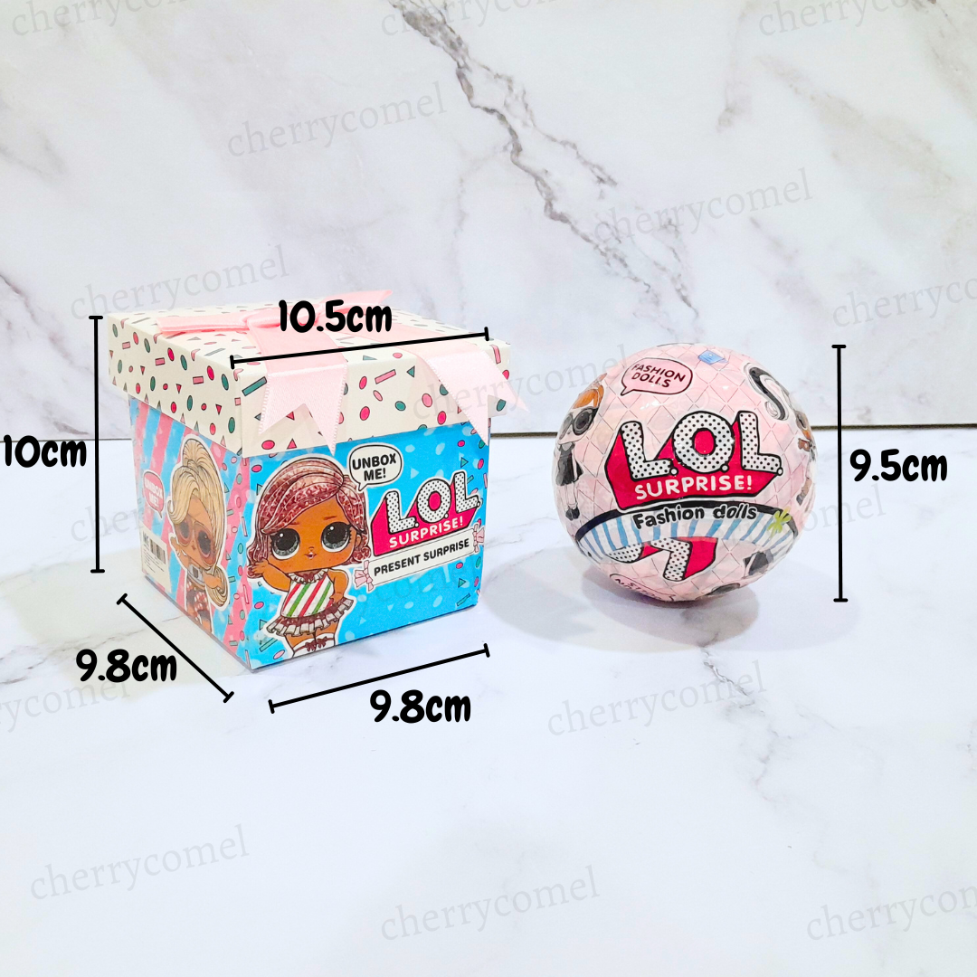9.5cm Mainan Patung LOL Surprise Bola Misteri Ball with Gift Box Doll ...