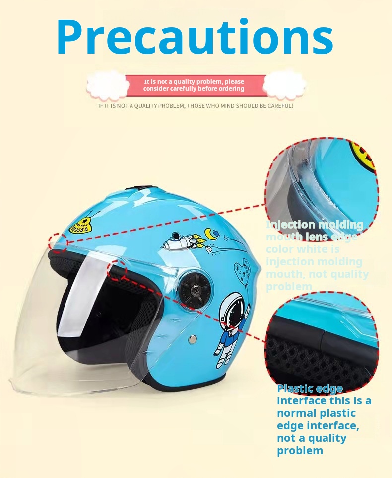 Helmet Budak Kids Helmet Motorcycle Cartoon Children Helmet Protection ...