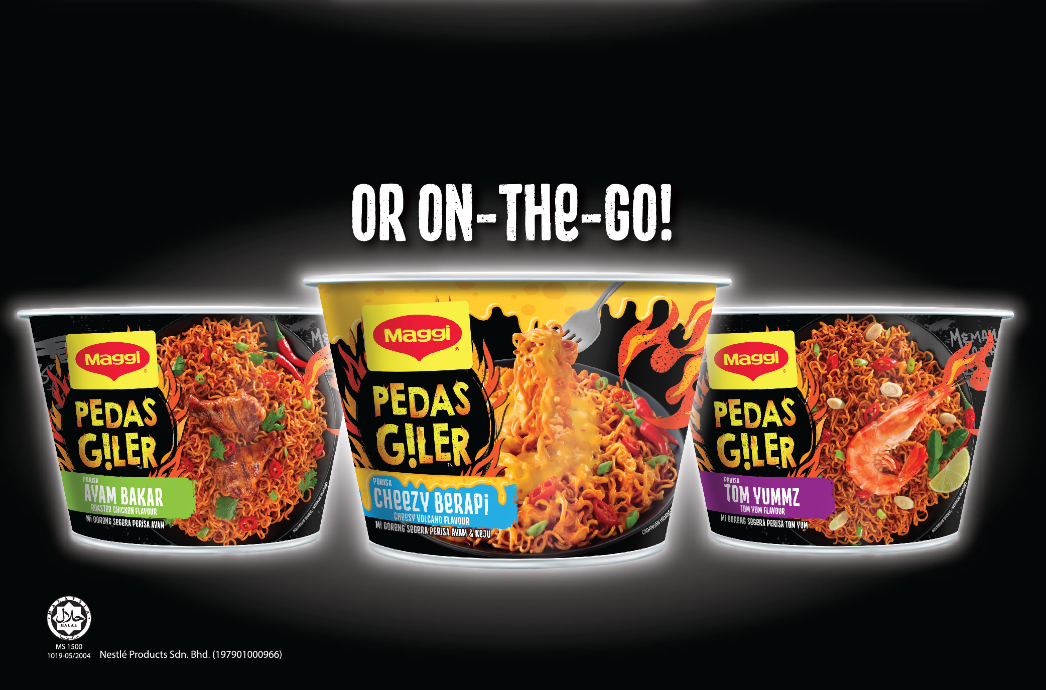 MAGGI Pedas Giler Cheesy Berapi 73g x 5 Packs (Halal) | Shopee Malaysia