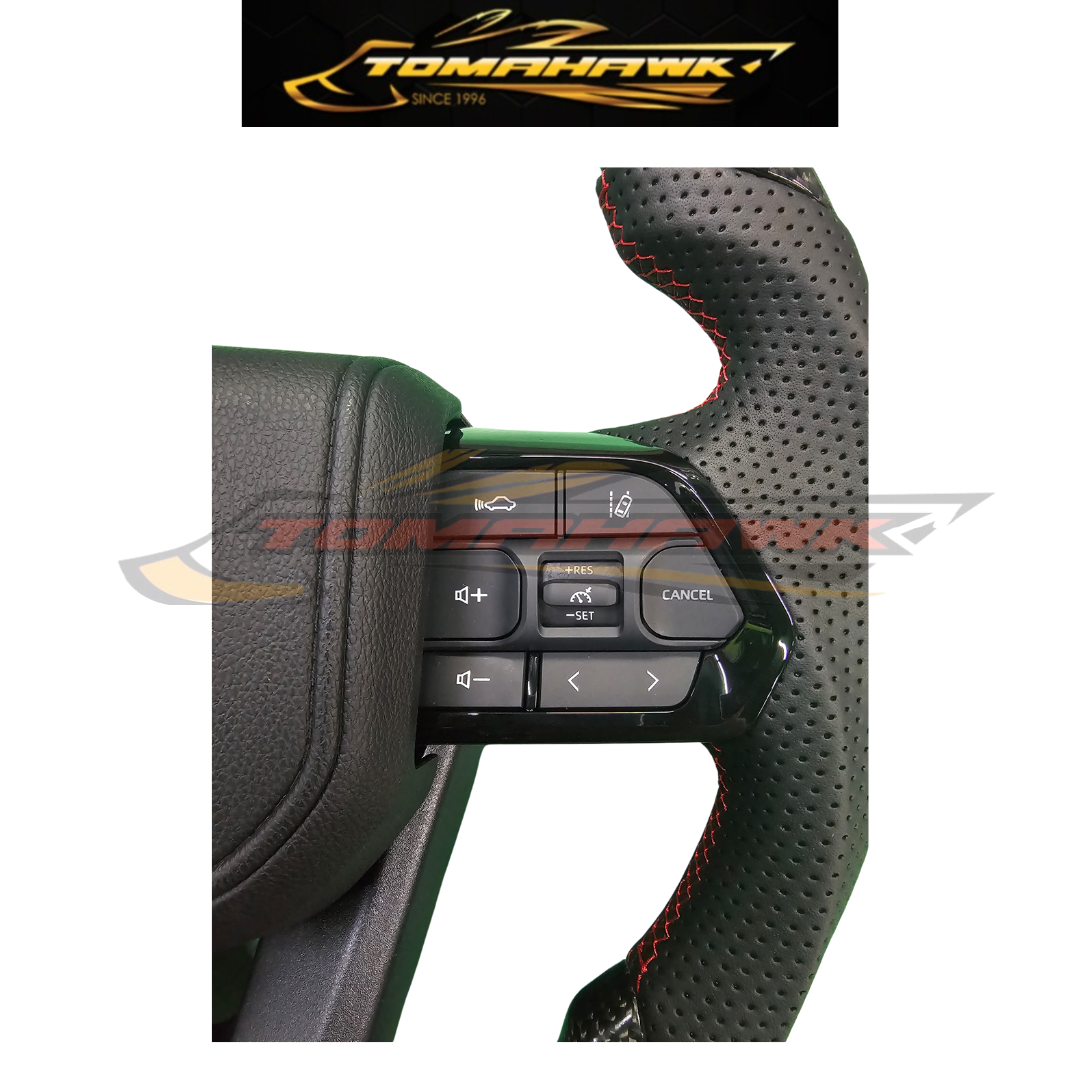 Toyota Perodua Daihatsu LC300 Design GR FORGED CARBON FIBER Steering ...