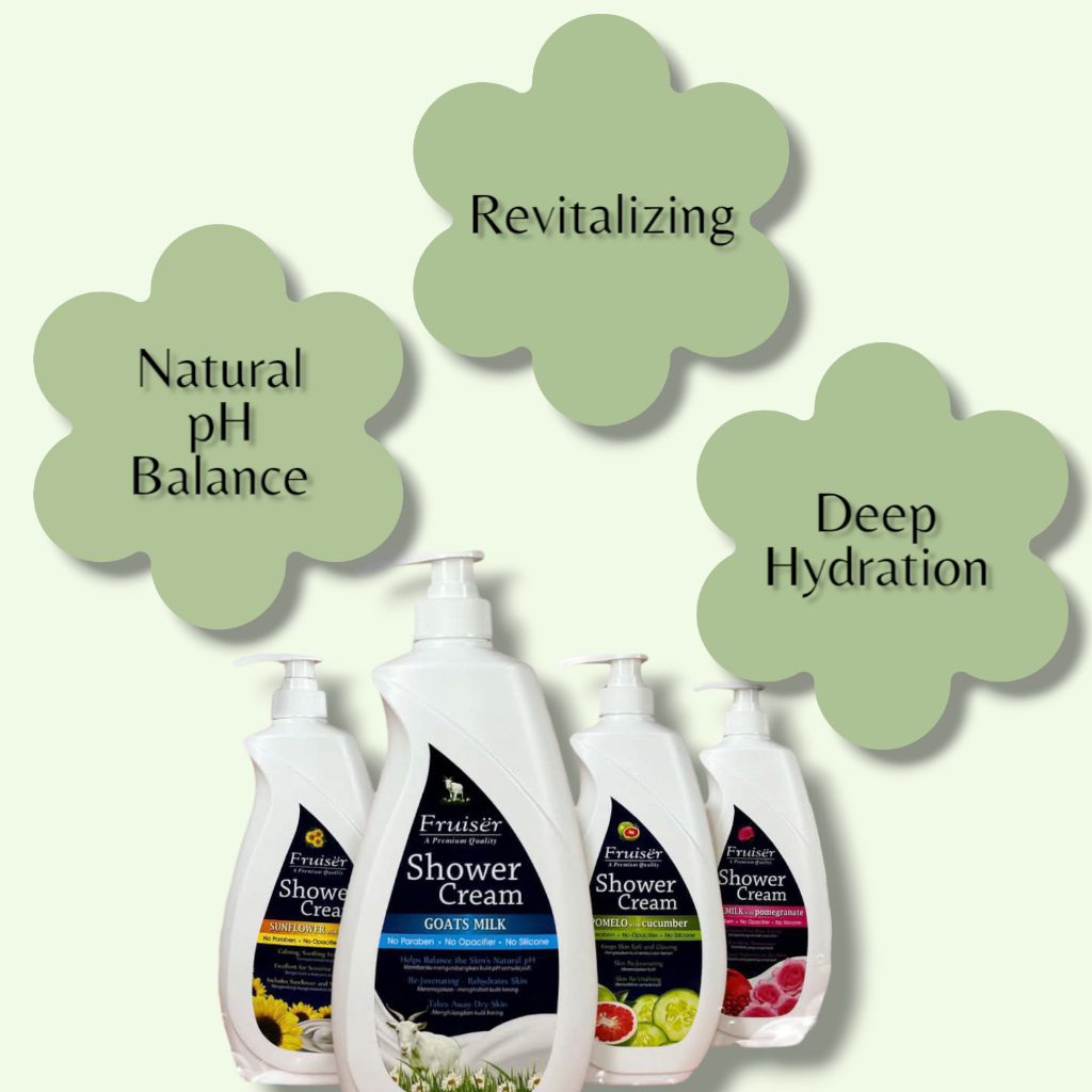 FRUISER SHOWER CREAM | NATURAL PH | DEEP HYDRATION | KRIM MANDIAN ...