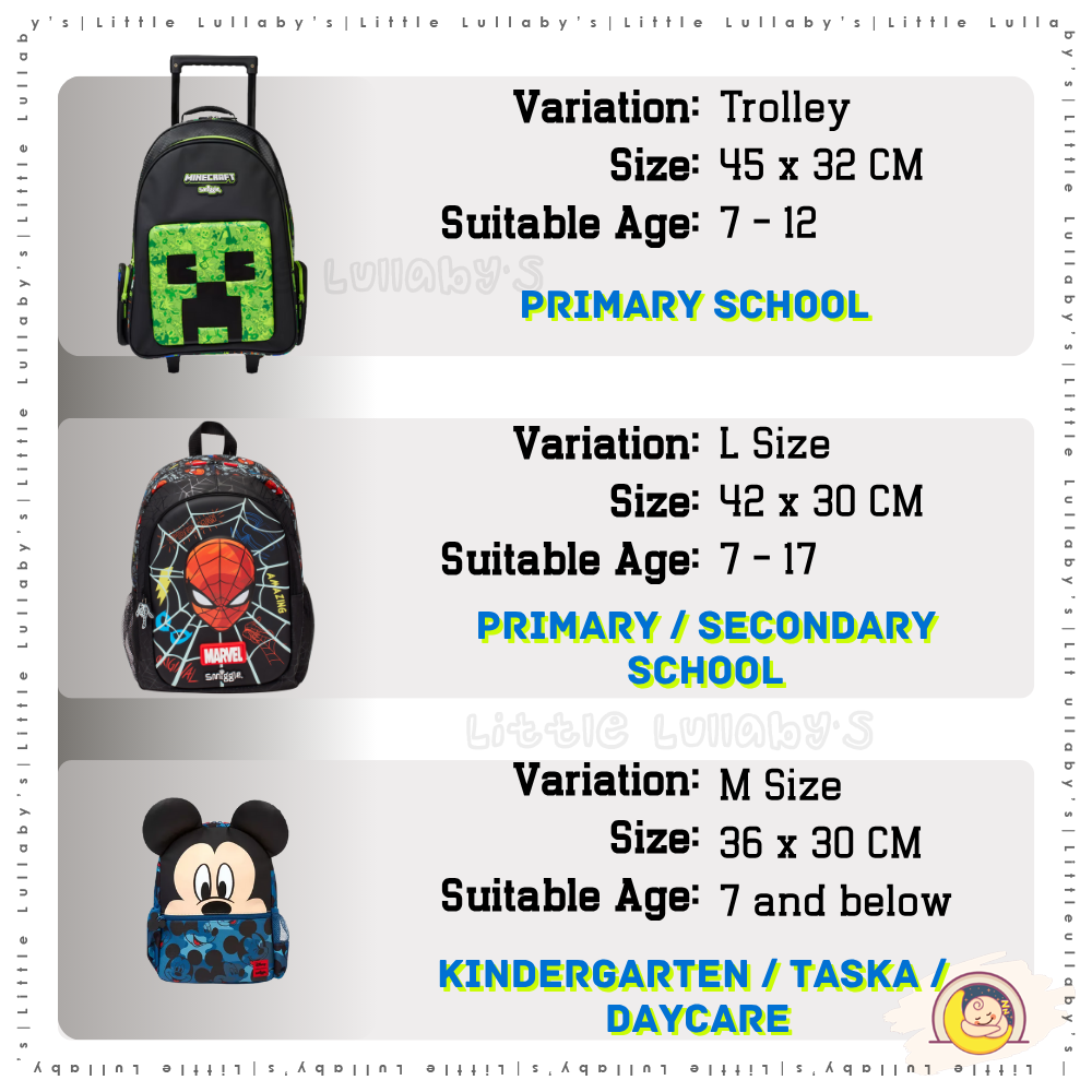 SMIGGLE Backpack beg sekolah School Bag Smiggle Backpack Bag Budak ...