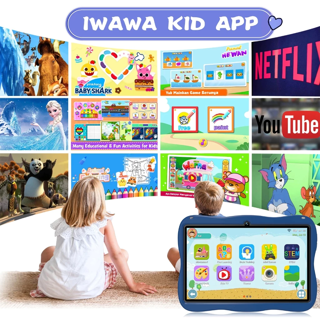 New Tablet for Kids Tablet for Kids Education 7 Inch Tablet Budak Android Tablet Android for ...