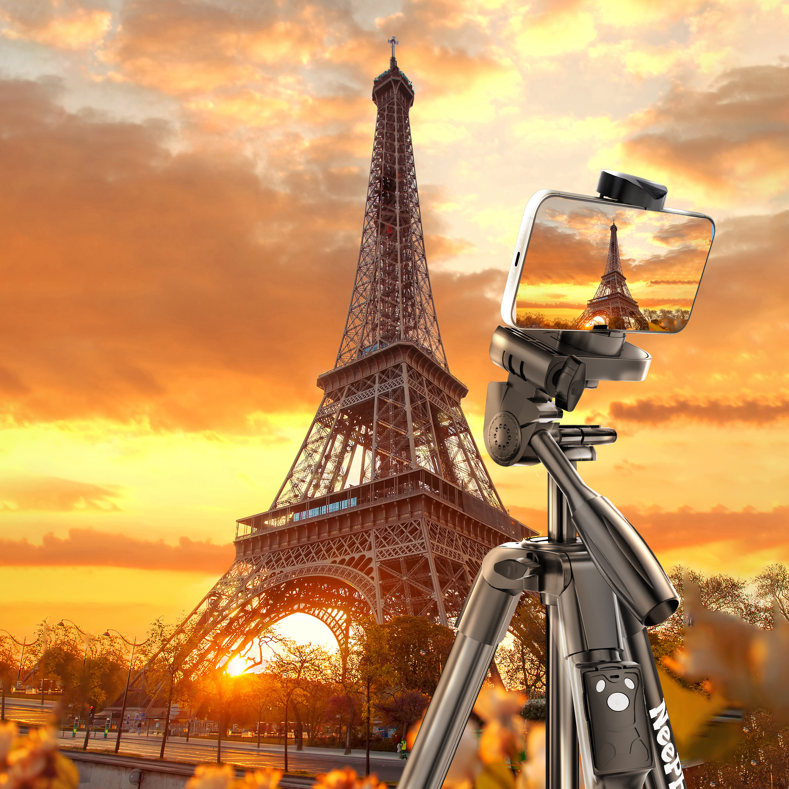 Neepho 8810 Tripod Camera/phone Stand 360°Adjustable Zoom meeting Live ...