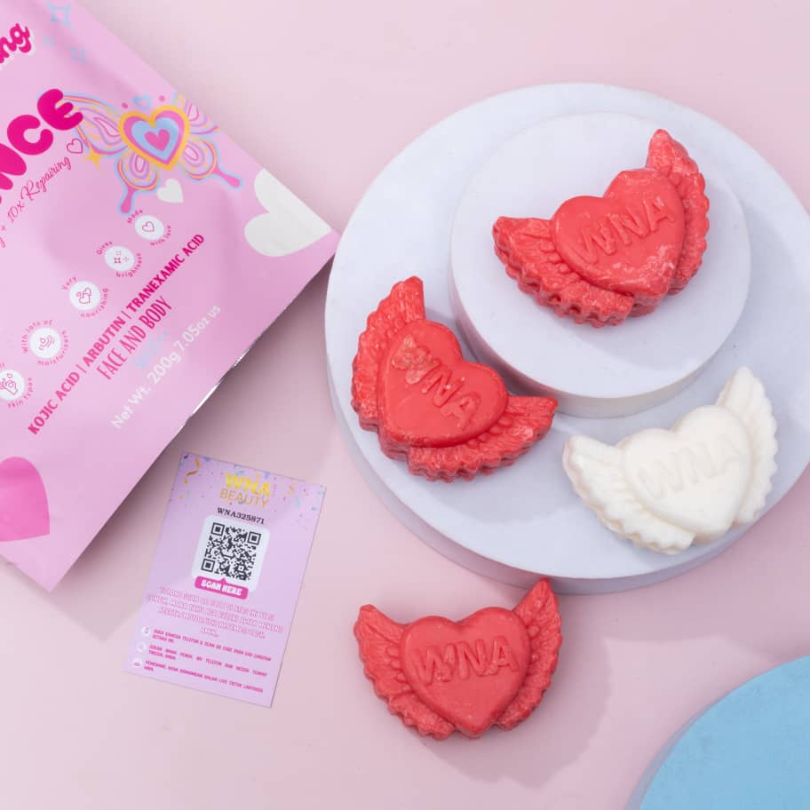 ORIGINAL💯 WNA BEAUTY SABUN PINK TERBARU 4 kETUL SABUN - whitening ...