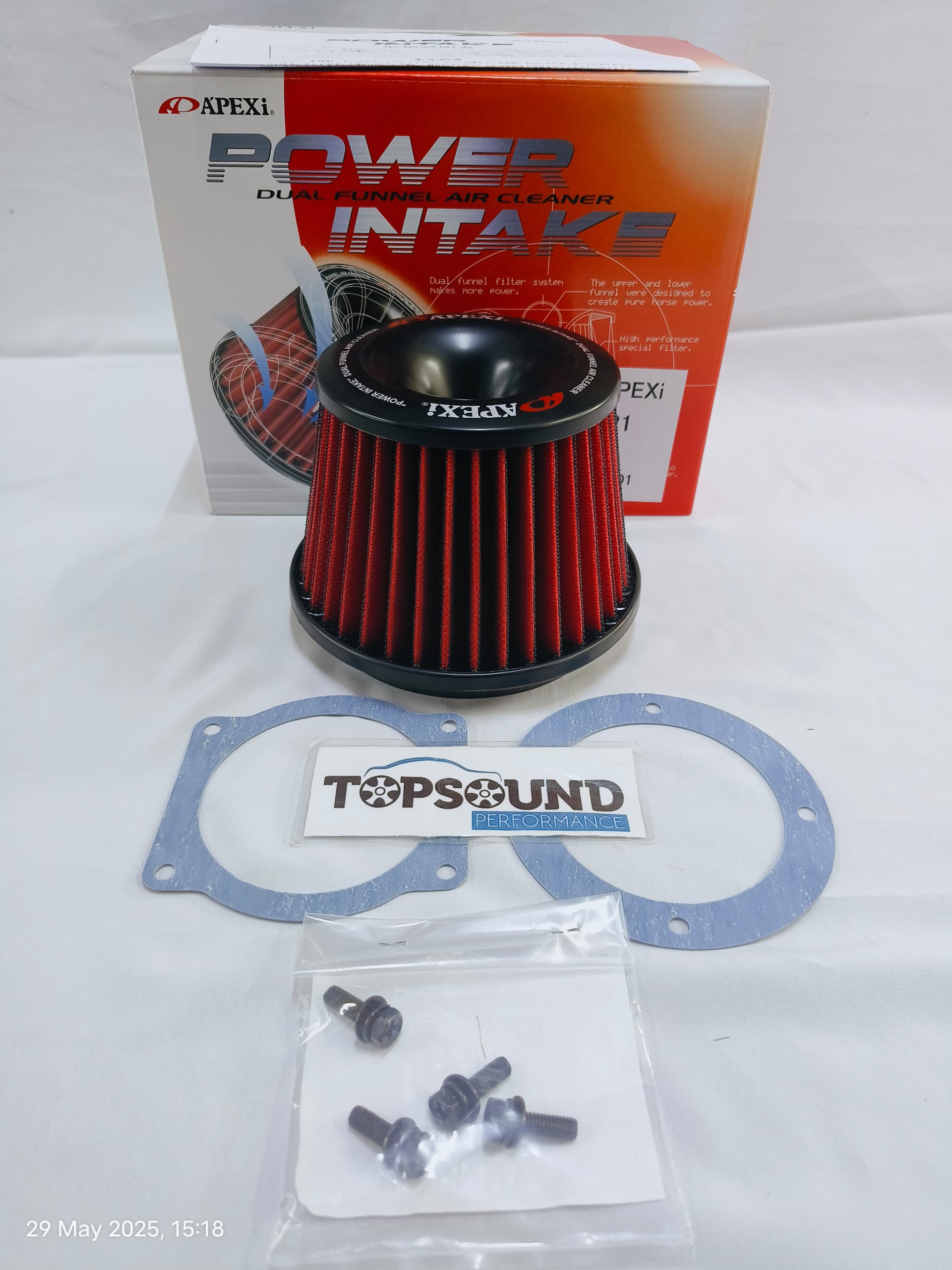 APEXI POWER INTAKE UNIVERSAL AIR FILTER (OPTIONAL : PASSWORD AP 3 INCH ...
