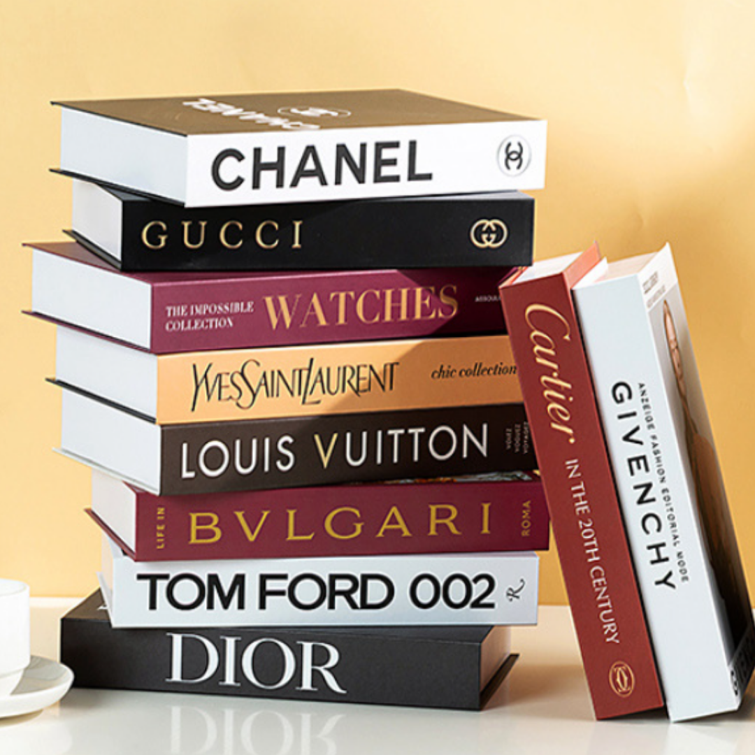 Designer Display Books Fake Faux Simulation Decorative Book Props Buku ...