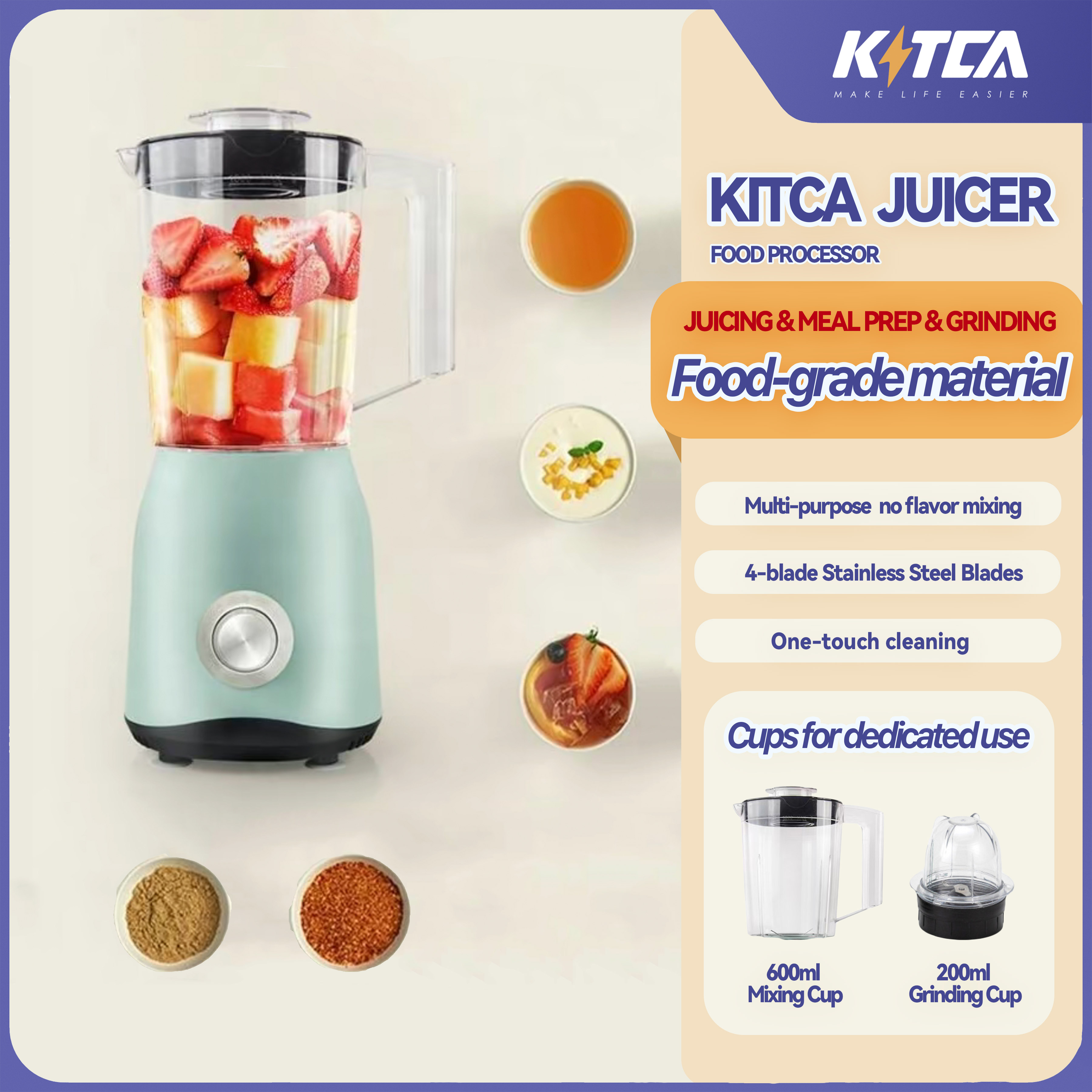 Blender Multifungsi 1.5L Boleh Buat Jus Ice Crushing Kacau Ais Kisar ...