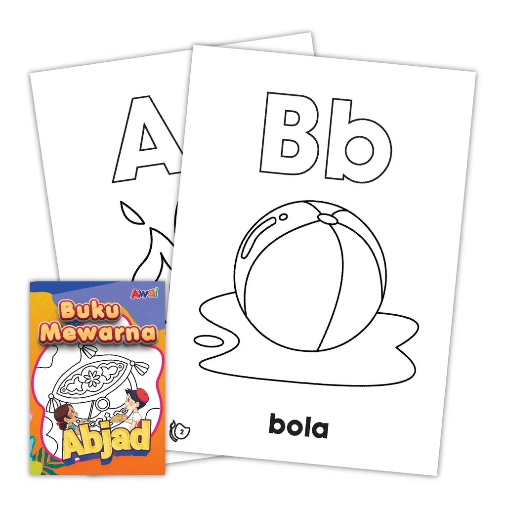 MAFKIDDIES BUKU MEWARNA AWAL TEMA ABJAD BUAH HIDUPAN LIAR SERANGGA ...