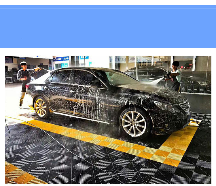 Car Wash Mat Heavy Duty Car Wash Floor Mat/Garage Floor drain plastic ...