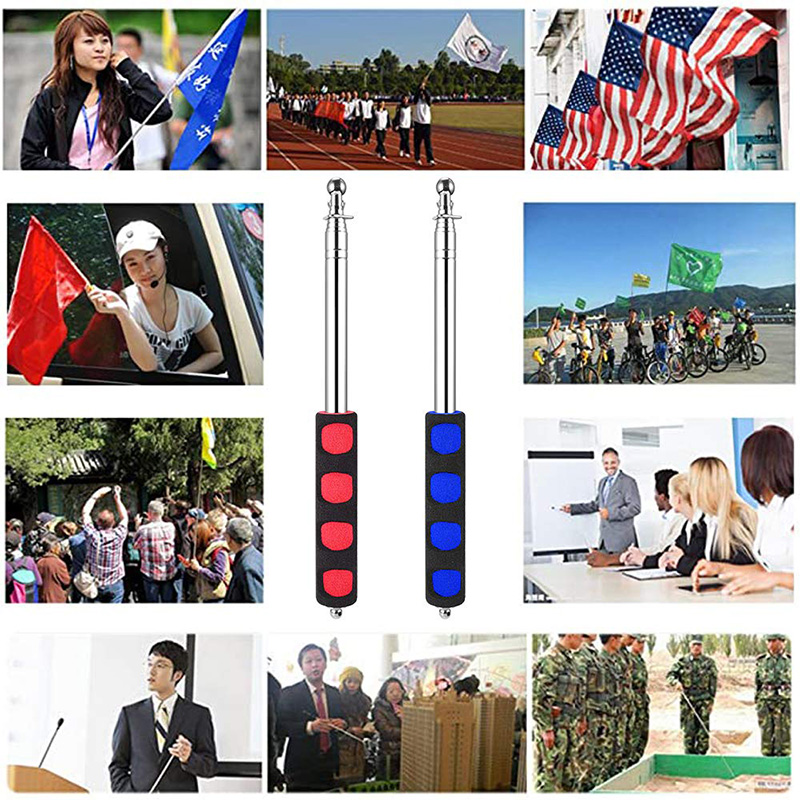 1.6M/2M Telescopi Flag Pole Portable Handheld Windsock PPT Presentation ...