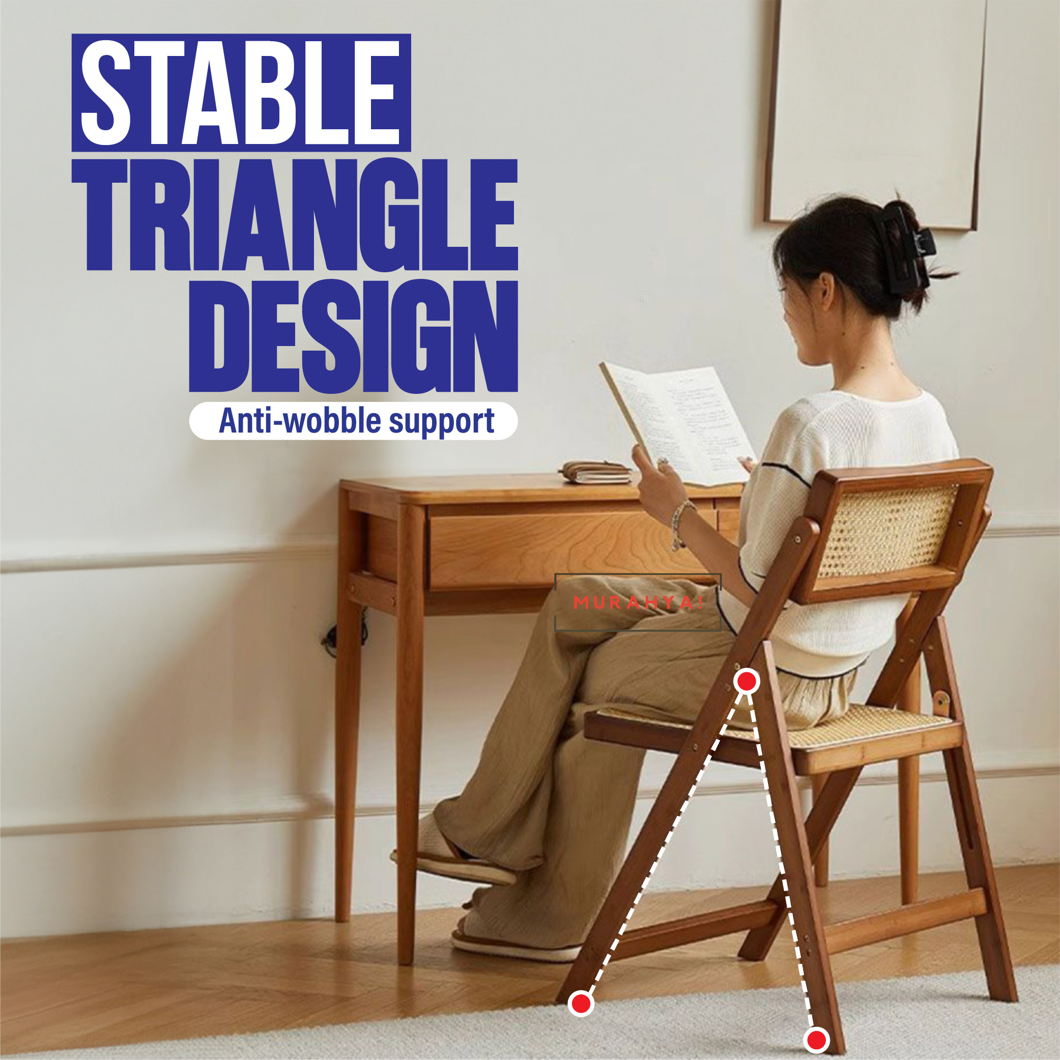 Rattan Chair Foldable Kerusi Rotan Klasik Dining Chair Rattan Kerusi ...