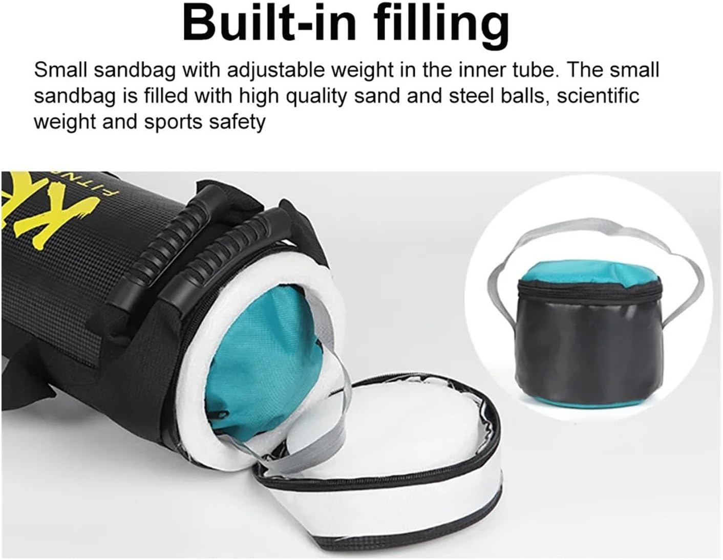 5/10/15/20/25/30KG Weight Lifting Sandbag Power Load Bag Core Body ...