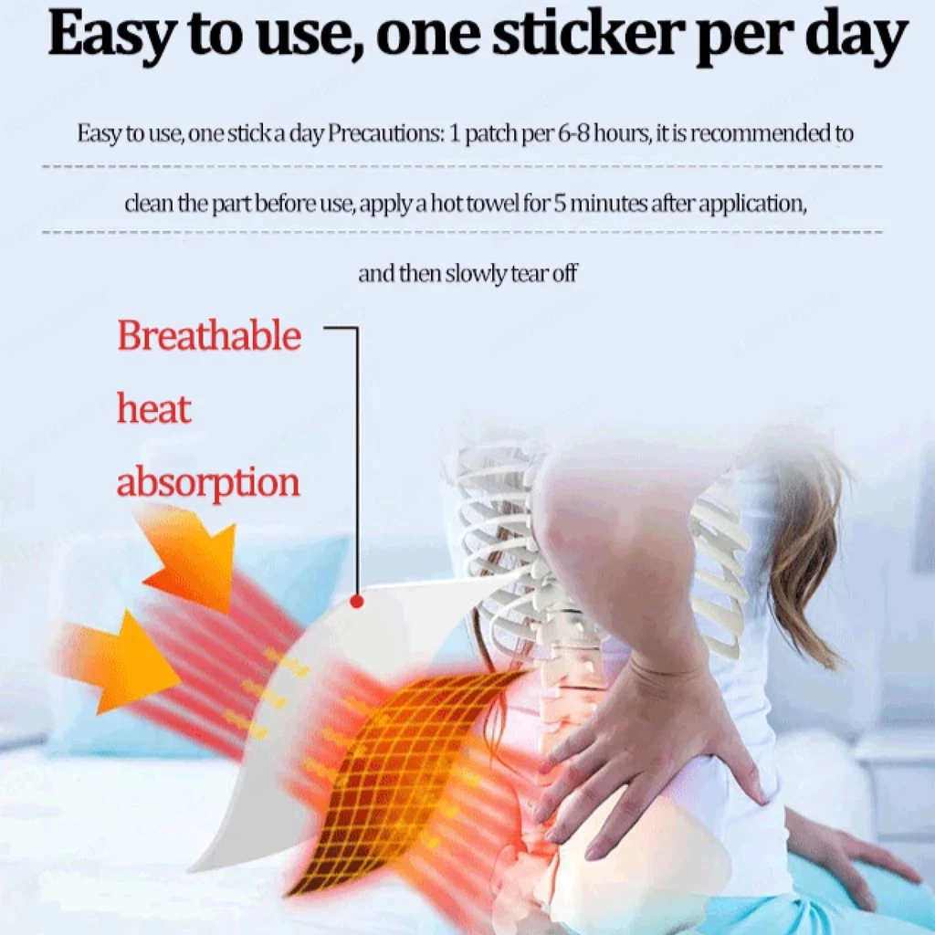 sciatica pain relief patch 12 pcs/box back joint shoulder lumbar bone ...