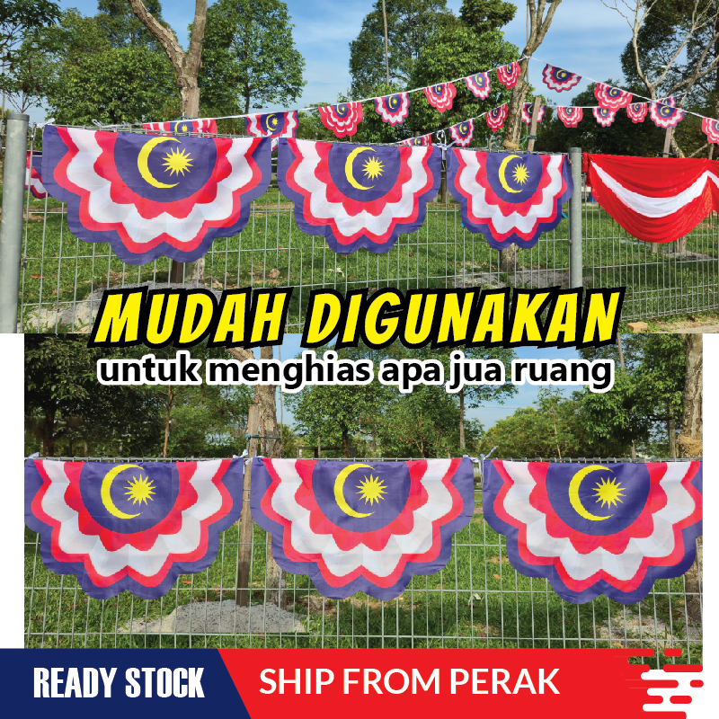 Bendera Hiasan Merdeka | Hiasan Kelas Merdeka Sudut Merdeka di Pejabat ...