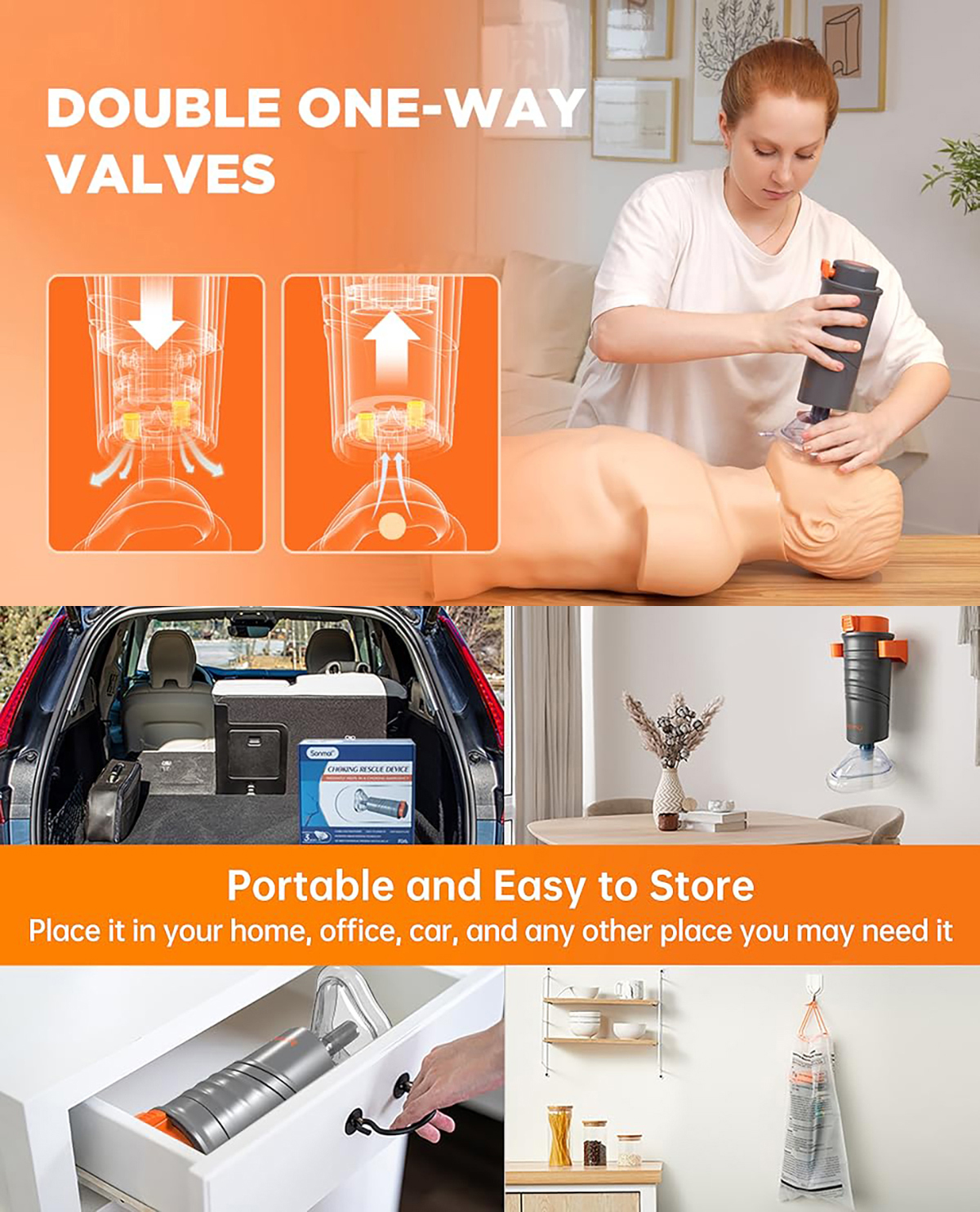 Automatic Choking Rescue Device Portable Anti Choking Device Strong ...