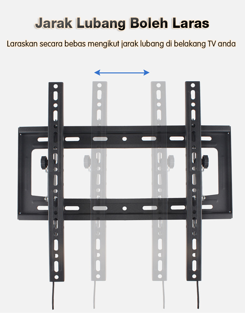 Pendakap TV Boleh Laras TILT 14-32 26 -55 32 -70 Inci Universal Tv Wall ...