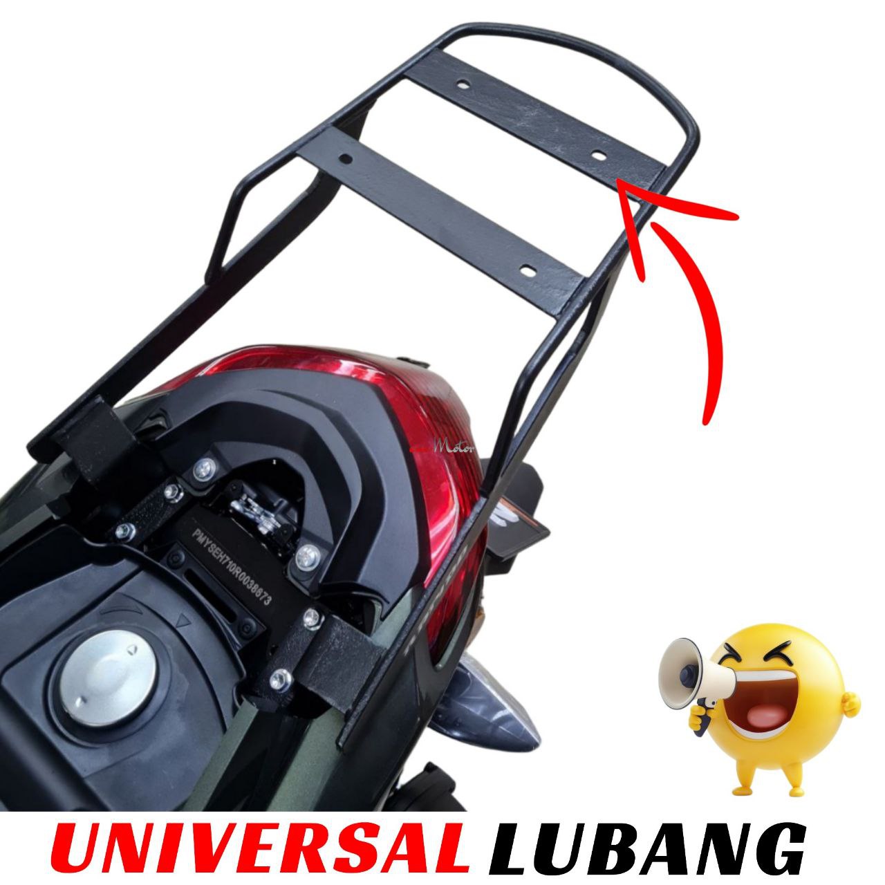 (HONDA) SOYO 45L Kotak Box Motosikal+RAPIDO Monorack Motor 1 Set RSX RS150 EX5 Dream Beat Dash ...