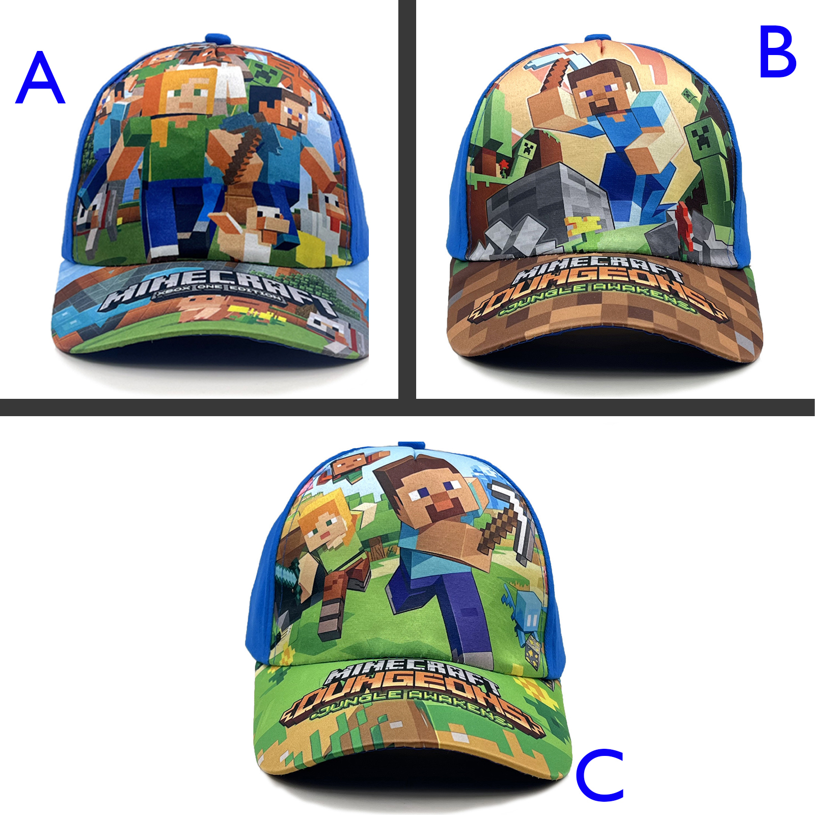 Minecraft Baseball Cap (Kids size) | Shopee Malaysia