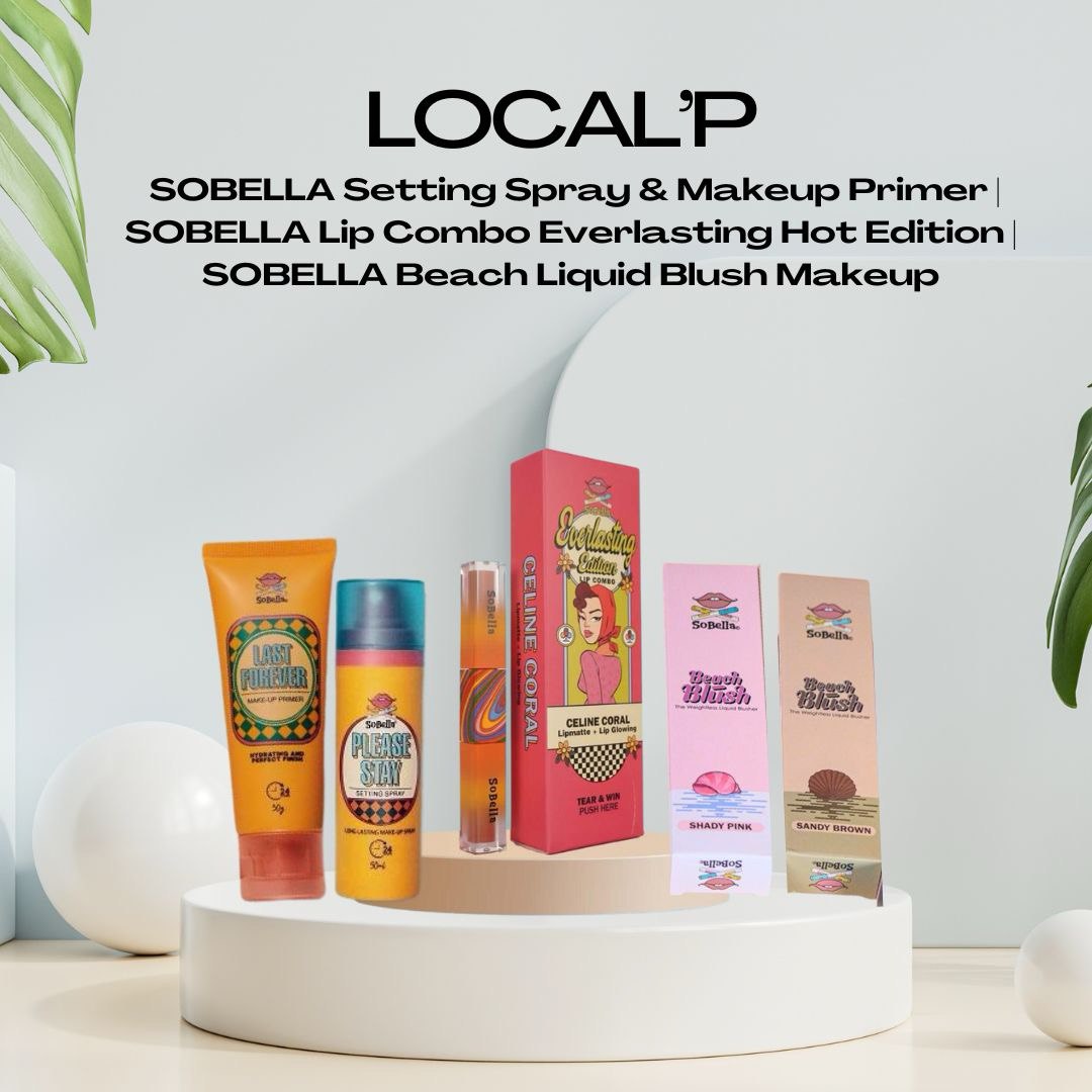 Local'P - SOBELLA Beach Liquid Blush Makeup | Setting Spray & Makeup ...