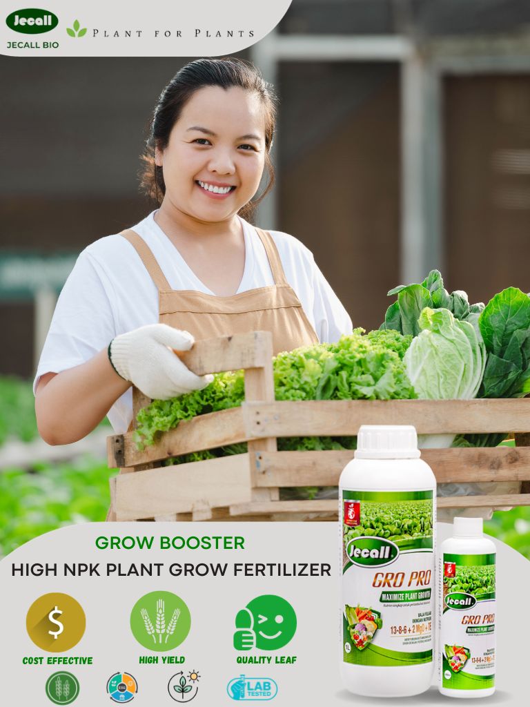 Jecall-Bio GRO PRO 1L | Baja Foliar Tumbuh | Baja Sayur | Baja Pokok ...