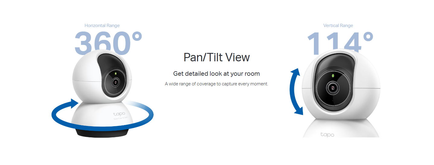TP-Link Tapo TC70 TC71 TC72 TC74 AI Smart Wireless Camera 360° | 1080P ...