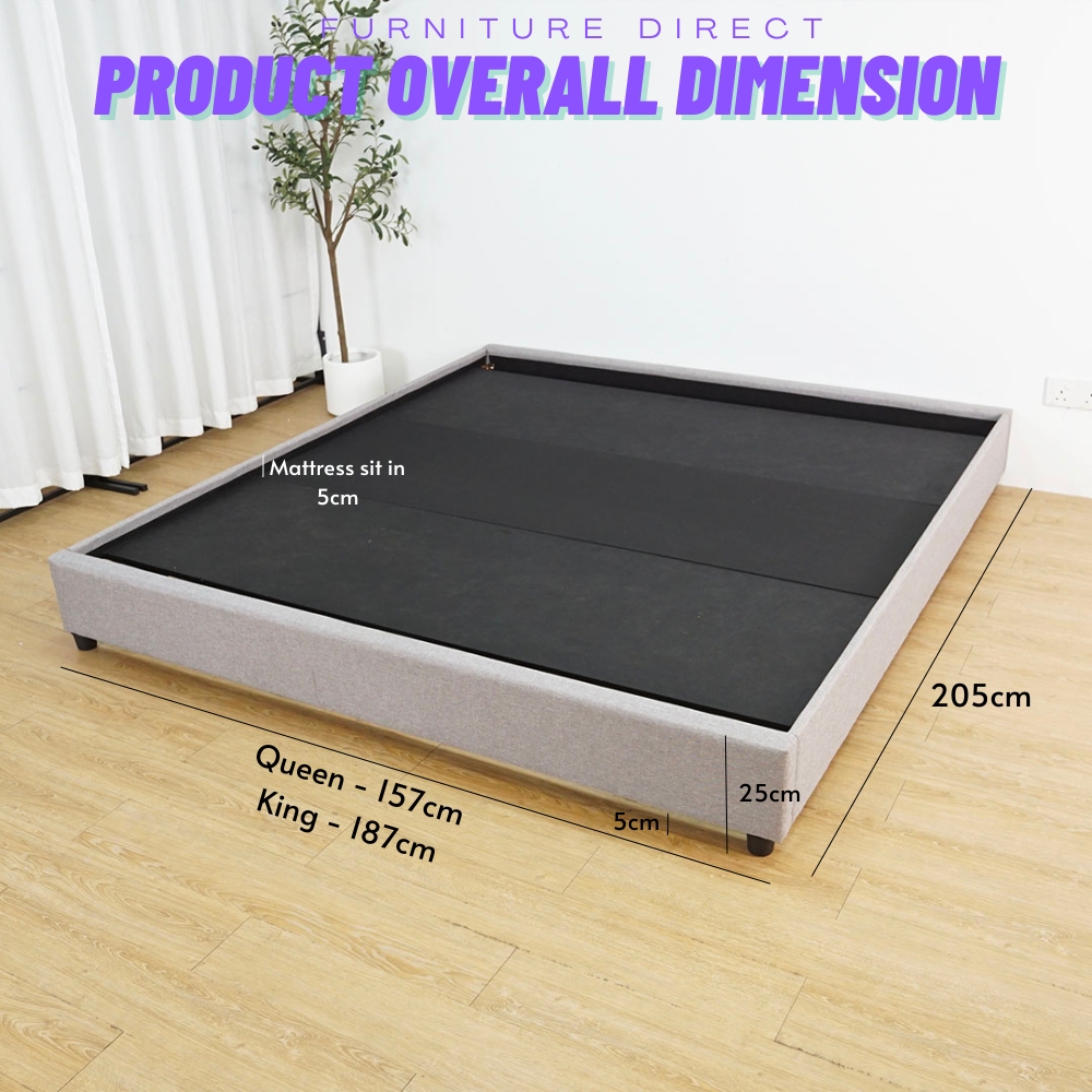 Furniture Mart OWEN Base Katil Divan 4 Saiz / Asas Katil Divan Pelbagai ...