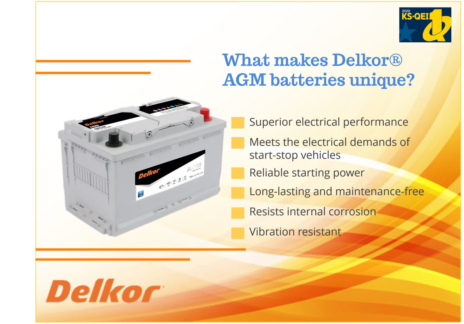 DELKOR AGM DIN80R AUTOMOTIVE CAR BATTERY | HYUNDAI STARIA | Shopee Malaysia