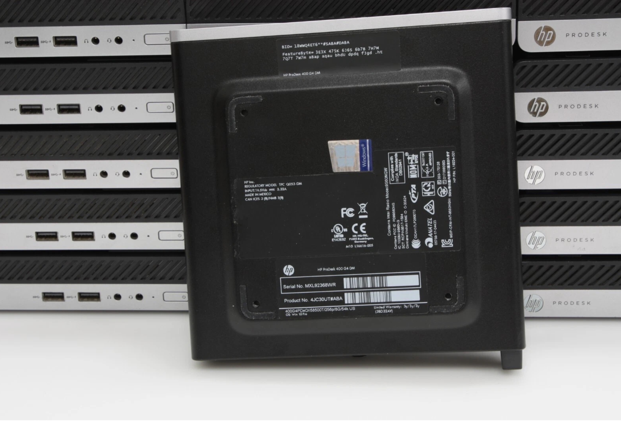 HP ProDesk 400 G3 Mini Pc Intel® Celeron G3900T 4GB Ram 128GB SSD ...