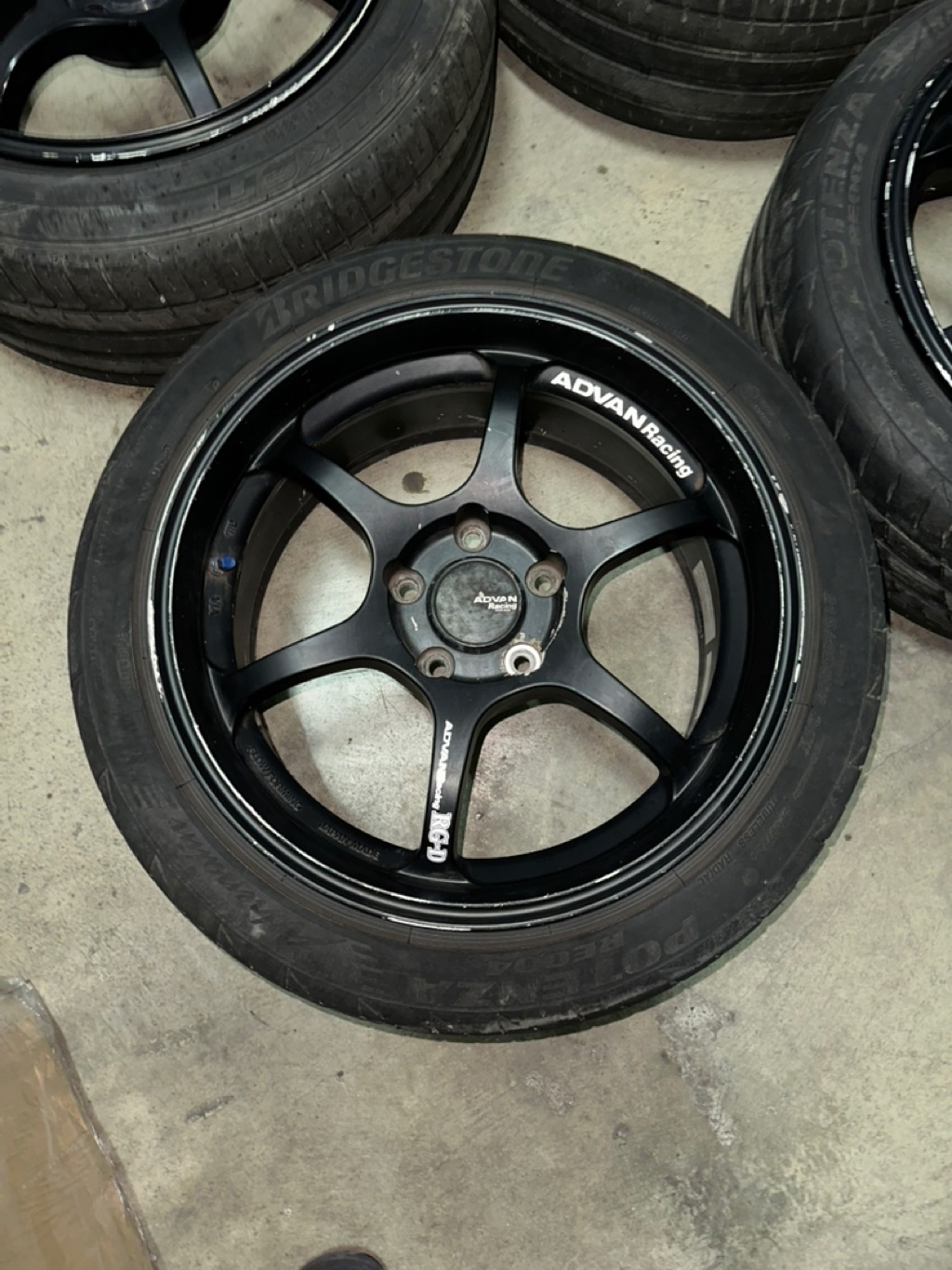 Original Yokohama Advan Racing RGD RG-D JDM Sport Rim 17” Staggered ...
