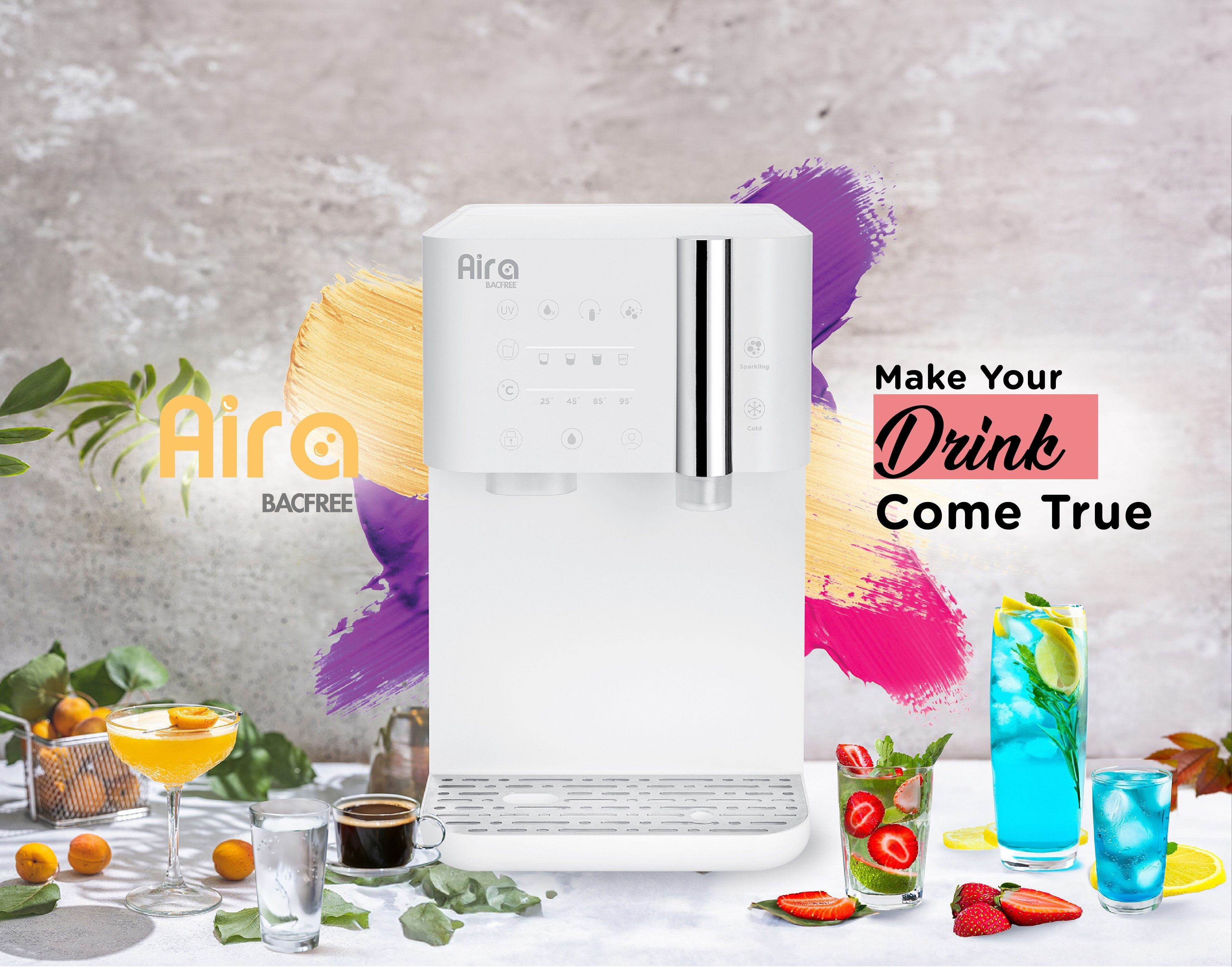 BACFREE Aira Sparkling Water Dispenser Filter Cartridge (CF & UF ...