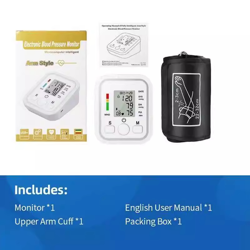 (3 Years Warranty) USB Digital Blood Pressure Machine Health Check ...