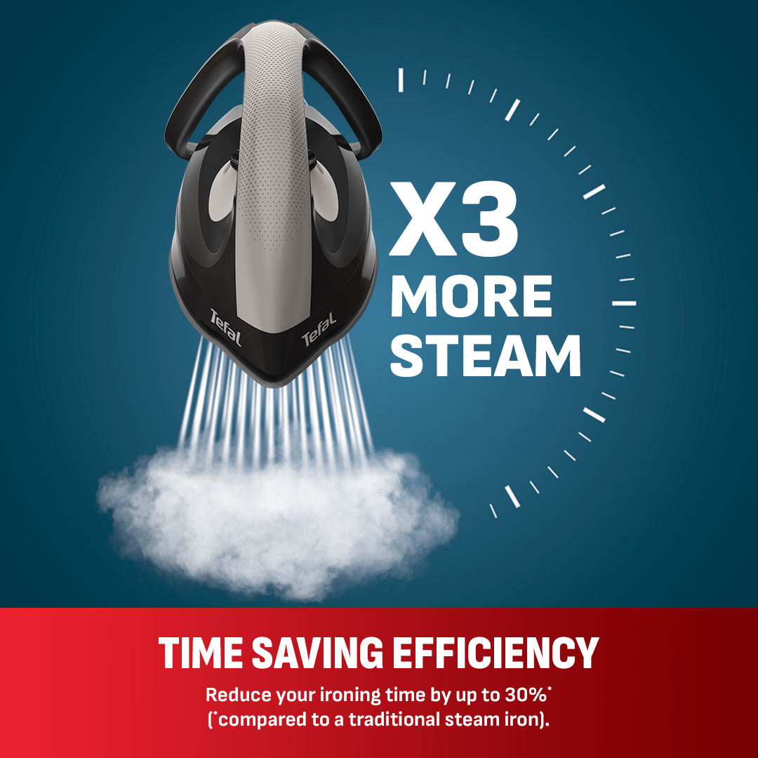 Tefal Express Easy Steam Generator Iron SV6140 ( 2200W, 6 Bars pressure ...