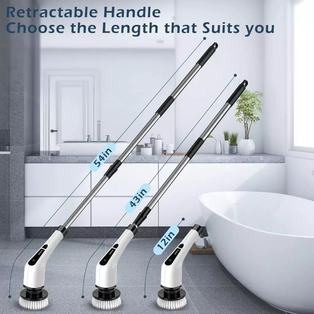 Bosch 9 in 1 Electric Cleaning Brush LED Power Display Rechargeable ...