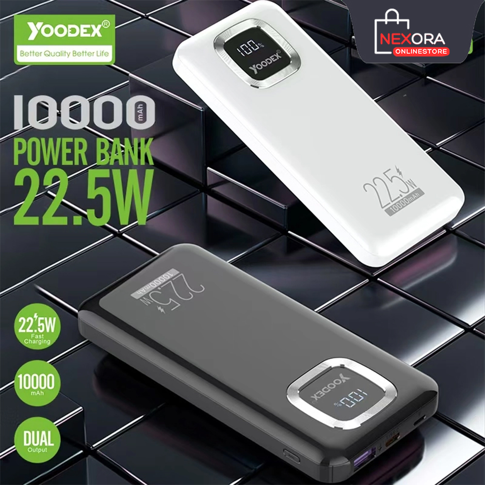 Yoodex E11Pro 10000mAh 22.5W Fast Charging Power Bank with LED Display ...