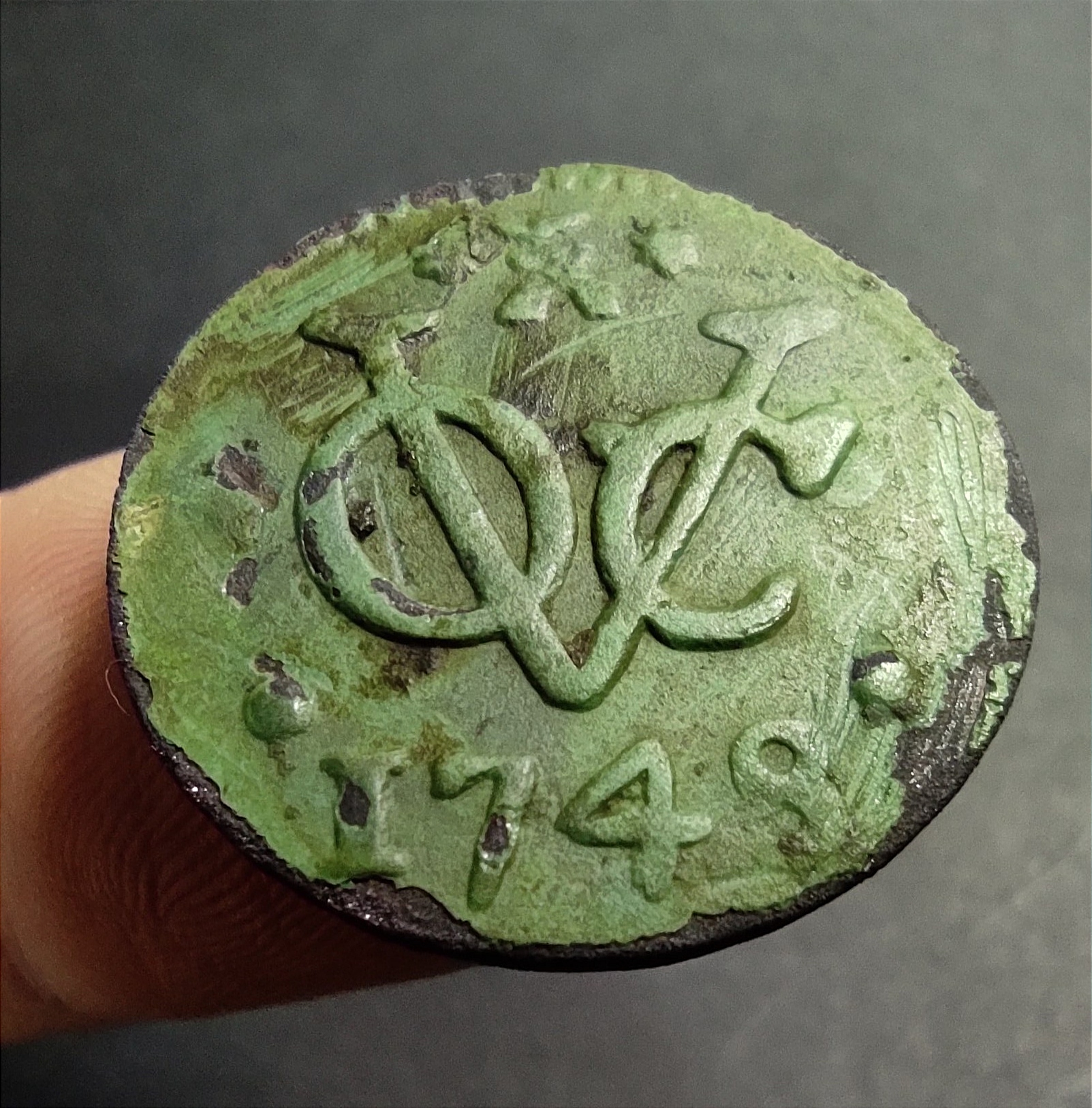 Netherlands East Indies Old Copper VOC Coin - 1 Duit Year 1748 | Shopee ...