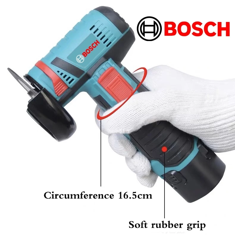 BOSCH Cordless Angle Grinder 12V Rechargeable Grinding Machine Portable ...