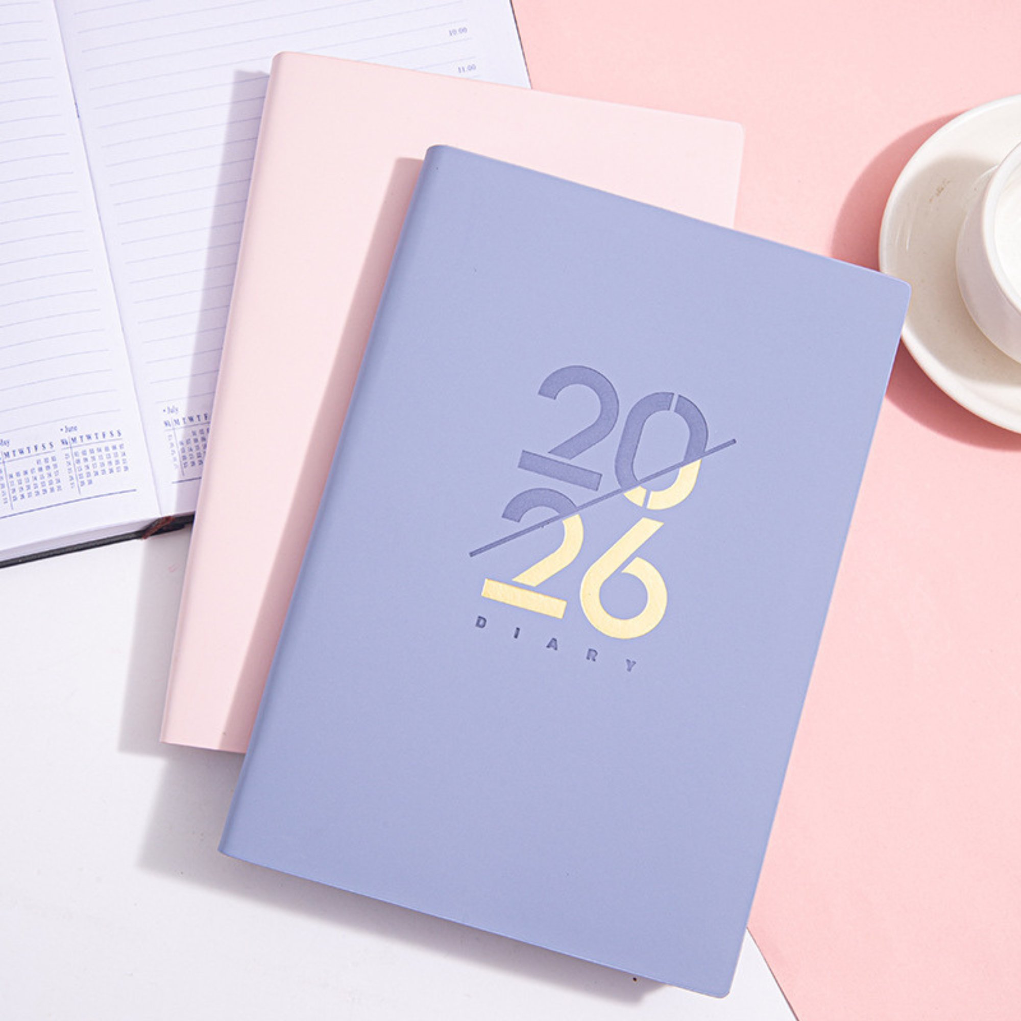 2026 A5 Diary Soft PU leather Emboss cover diary planner Malaysia One ...