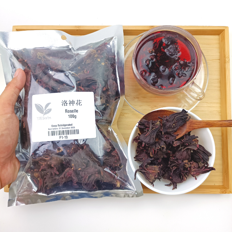 洛神花 100g Hibiscus Tea 天然酸味 养颜美容 Asam Belanda Red Roselle Flower Tea Teh Bunga Rosella Ribena 花茶 ...